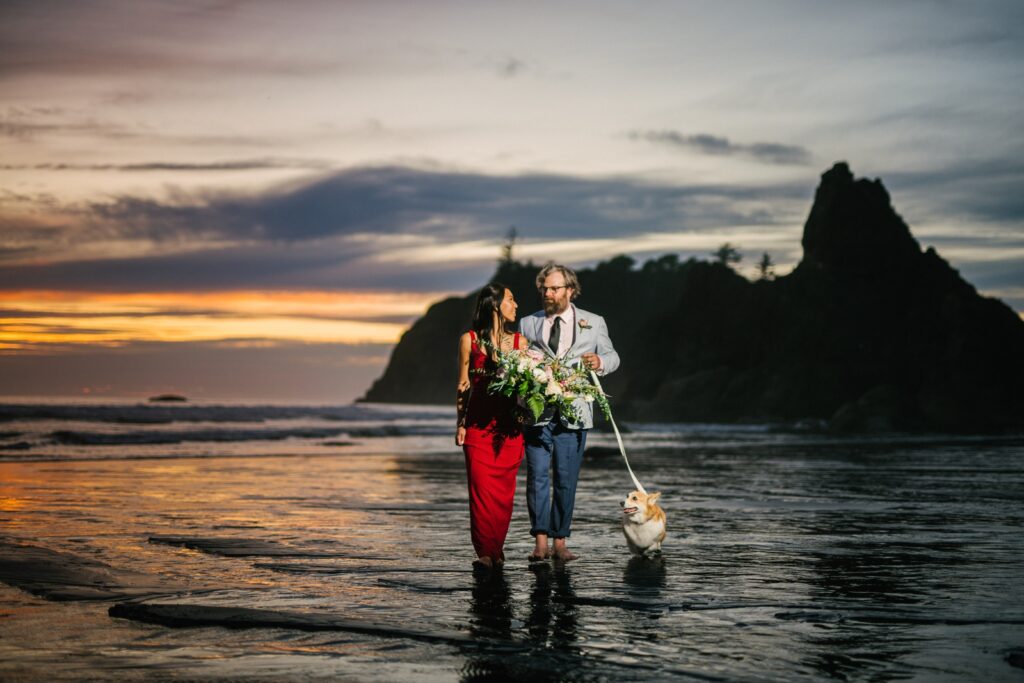 Ruby Beach Elopement - Jerome Tso - Seattle & Portland Wedding Photography